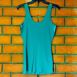 Express | Tops | Express M Ribbed Tank Top Sequined Brand New | Poshmark